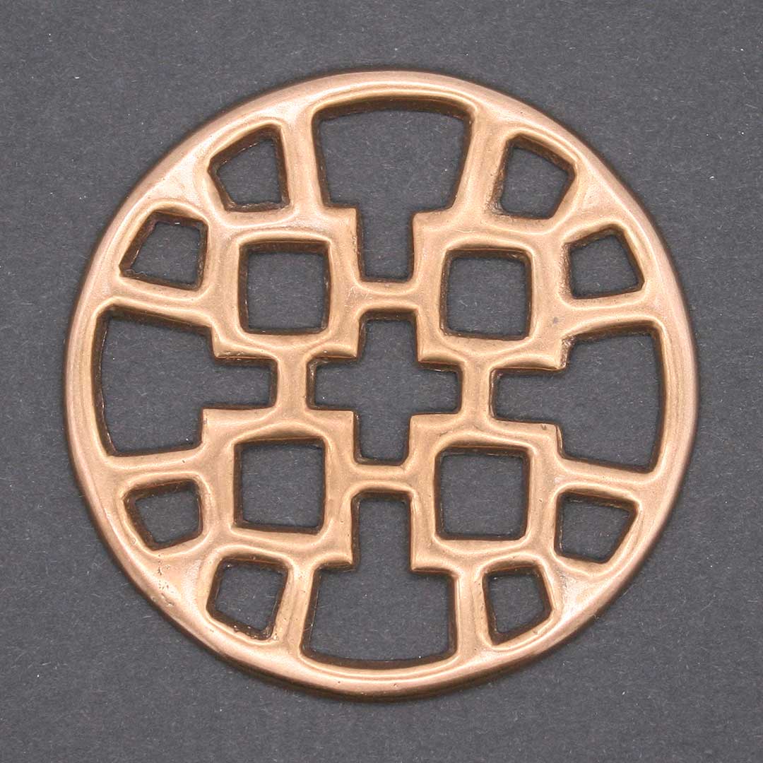 Merowinger Scheibenamulett / Gürtelamulett - Bronze | Reenactors.de